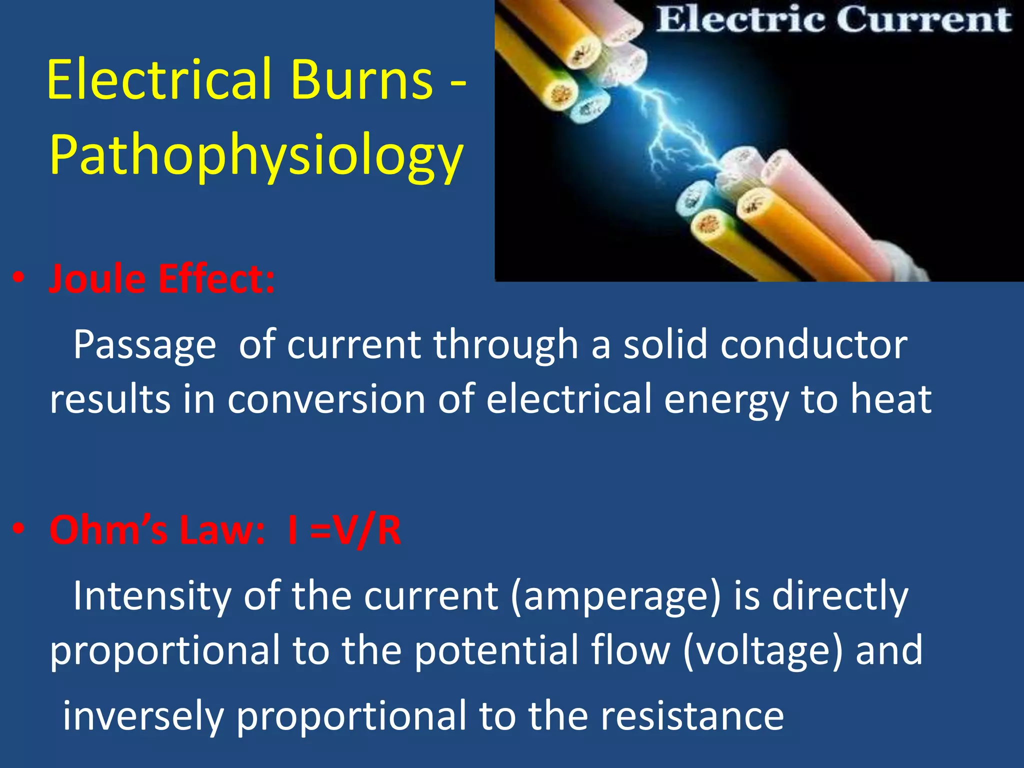 Electric Injuries | PPTX