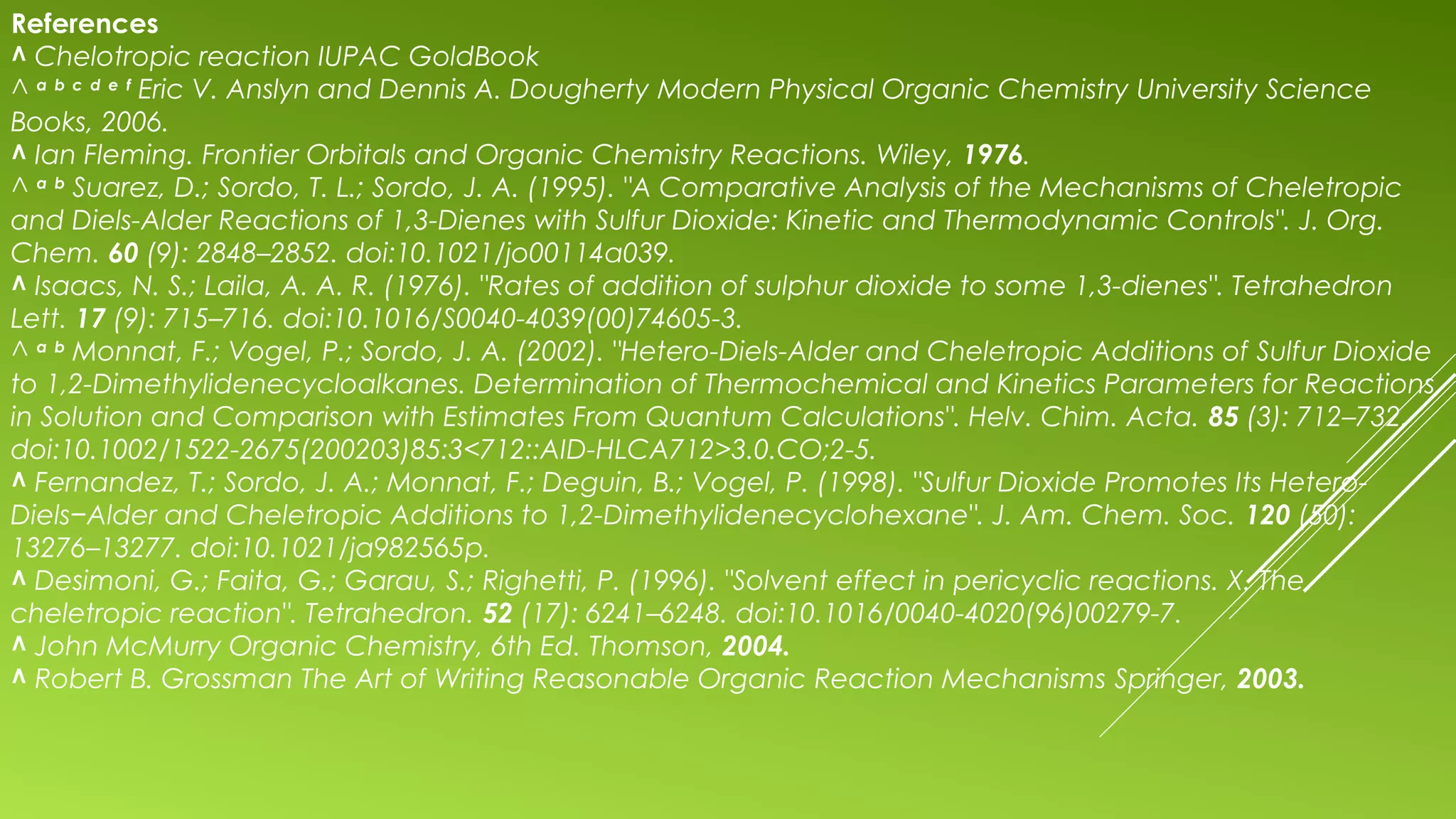 chelotropic reactions | PPT