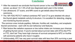 Role of CT Scan with PET Scan for the detection of Thyroid Cancer by ...