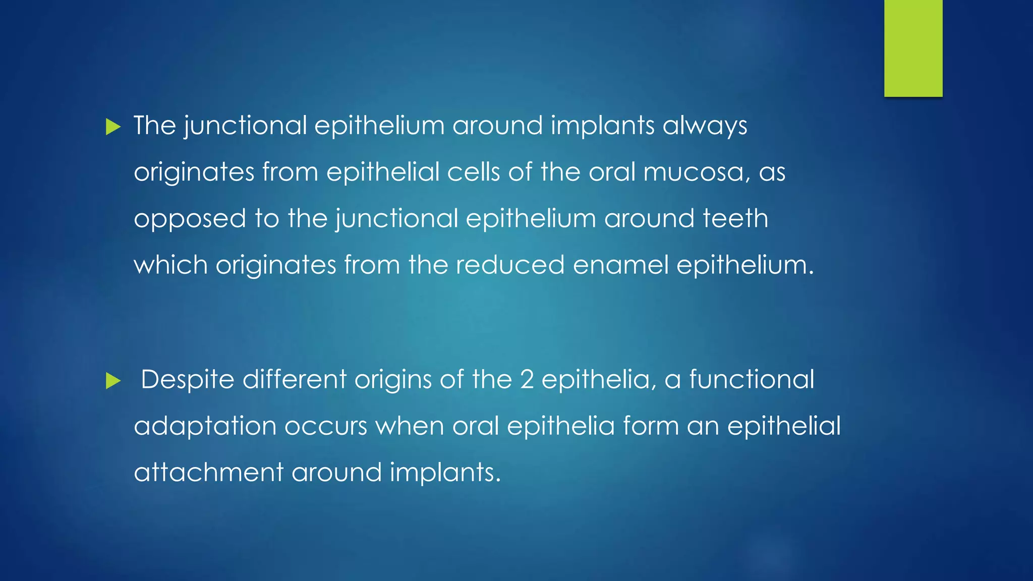 Junctional epithelium | PPTX