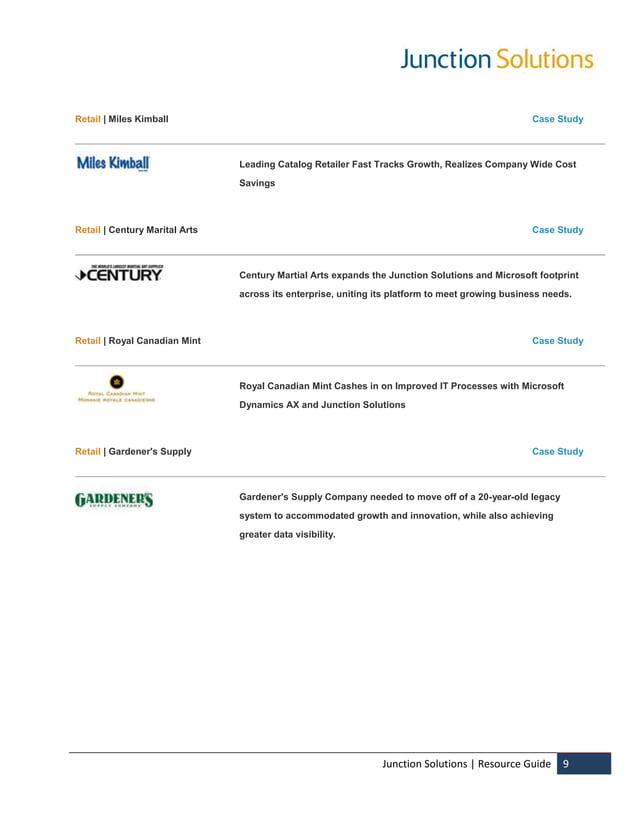 Junction Solutions Resource Guide Fy12 | PDF