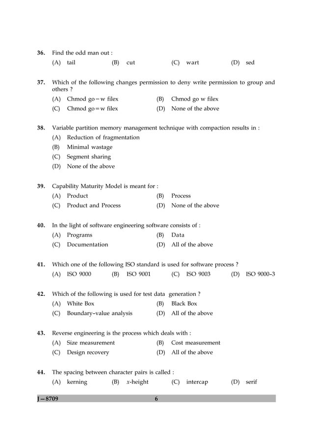 Ugc Net Computer Science June 2009 Paper Ii Pdf