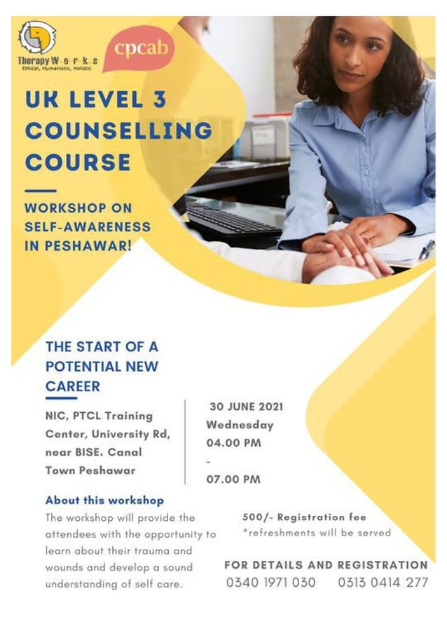 Great News! UK level 3 Counselling Course in Peshawar | PDF