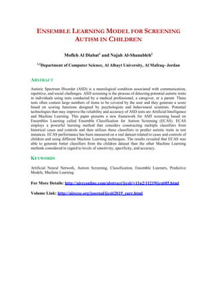 Top Download Article in Computer Science & Information Technology ...