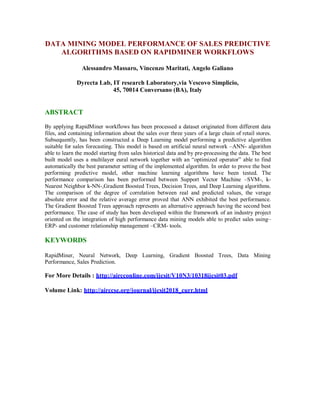 Top Download Article in Computer Science & Information Technology Research: June 2020 | PDF