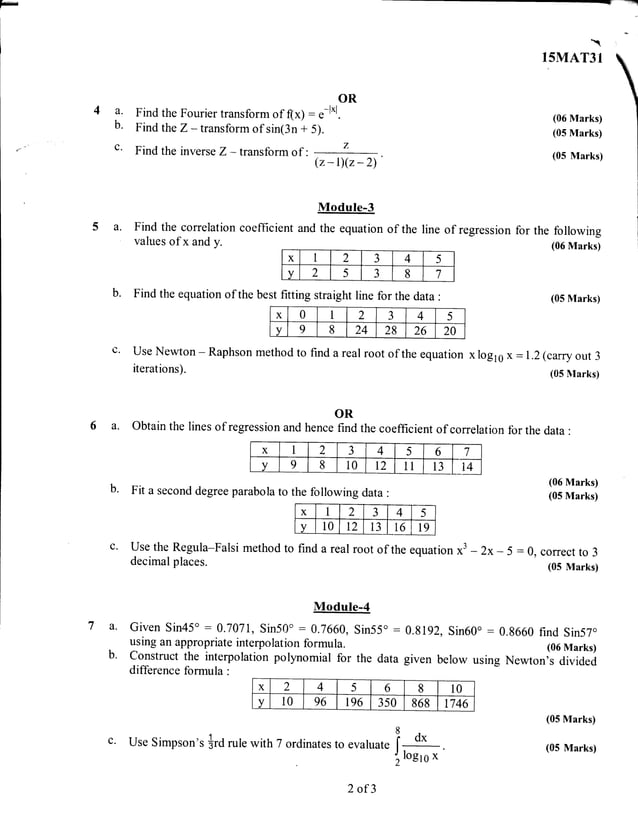 3rd Semester Civil Engineering Question Papers June/july 2018 | PDF