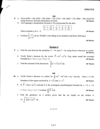 3rd Semester Civil Engineering Question Papers June/july 2018 | PDF