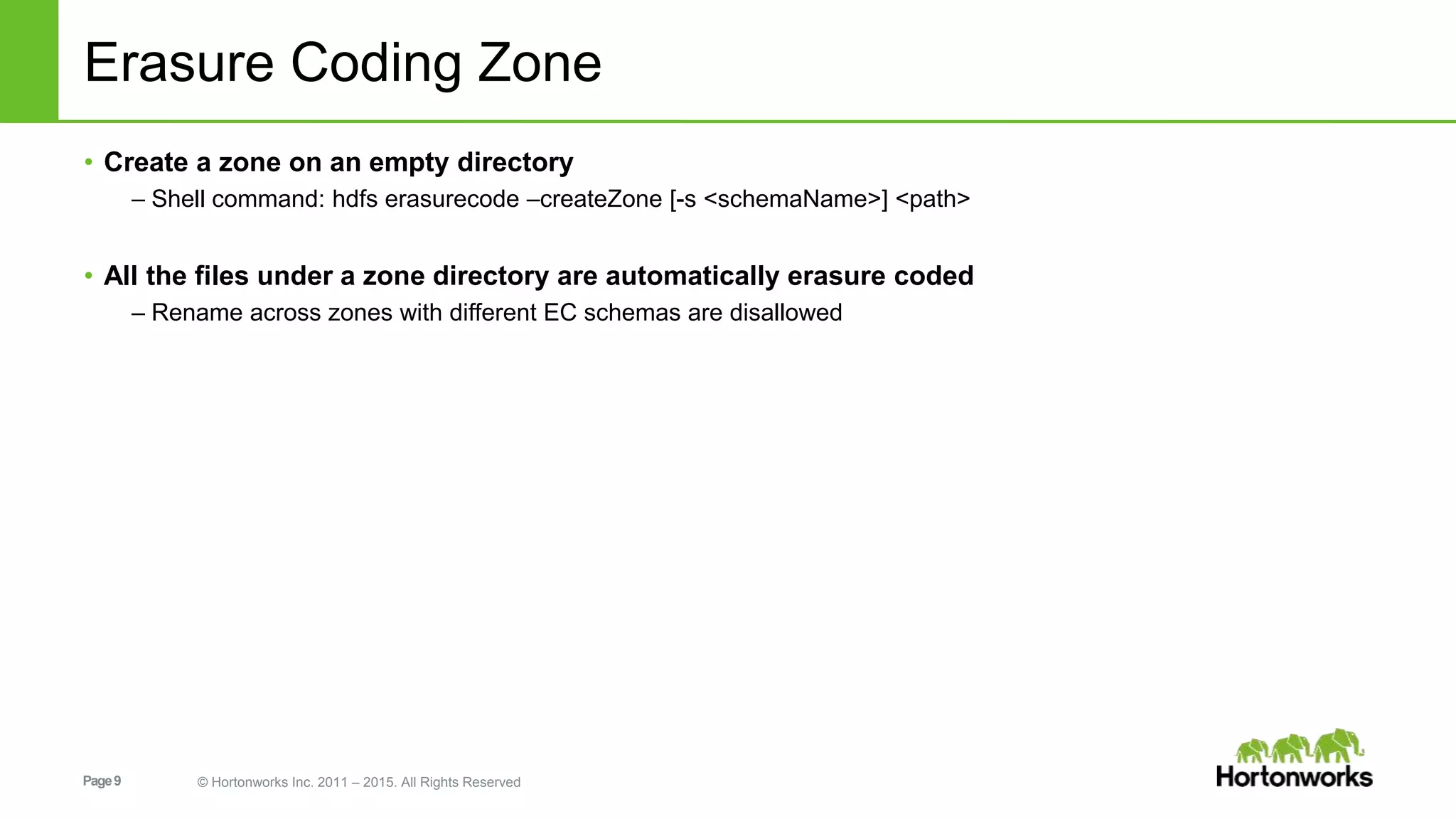 HDFS Erasure Code Storage - Same Reliability at Better Storage Efficiency | PPT