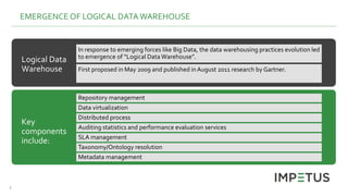 Logical Data Warehouse: How to Build a Virtualized Data Services Layer ...