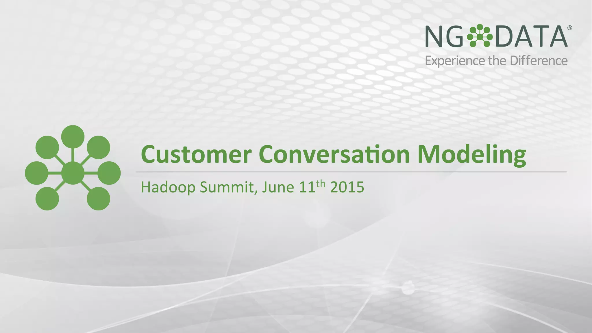Predicting Customer Behavior With Customer Convsrsation Modeling Ppt