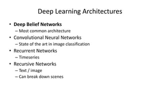 Applied Deep Learning with Spark and Deeplearning4j | PPTX