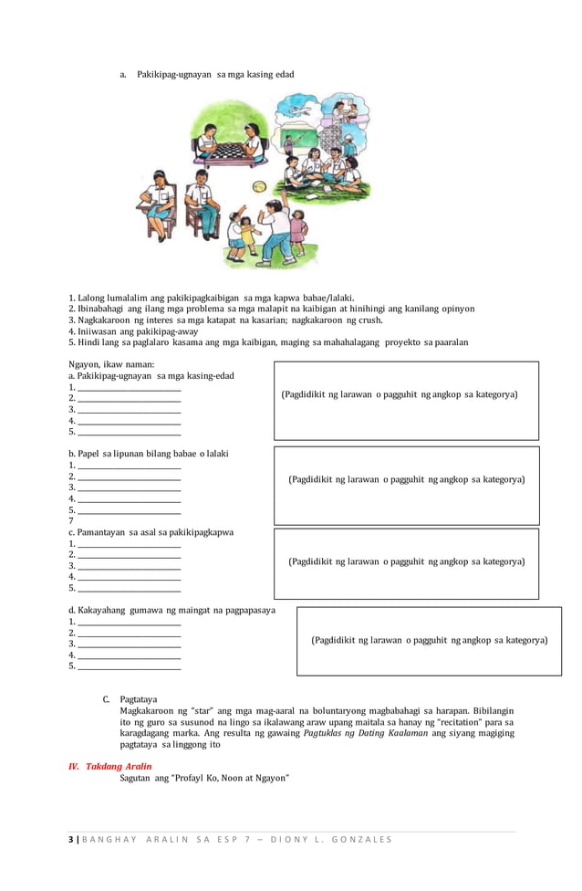 Sample Semi-Detailed LP EsP 7 | DOCX