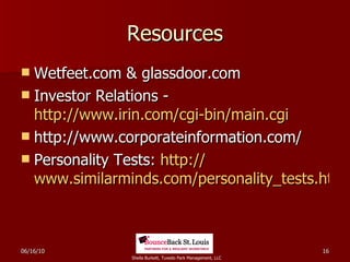 Understanding Company Culture - 6/16/2010 | PPT