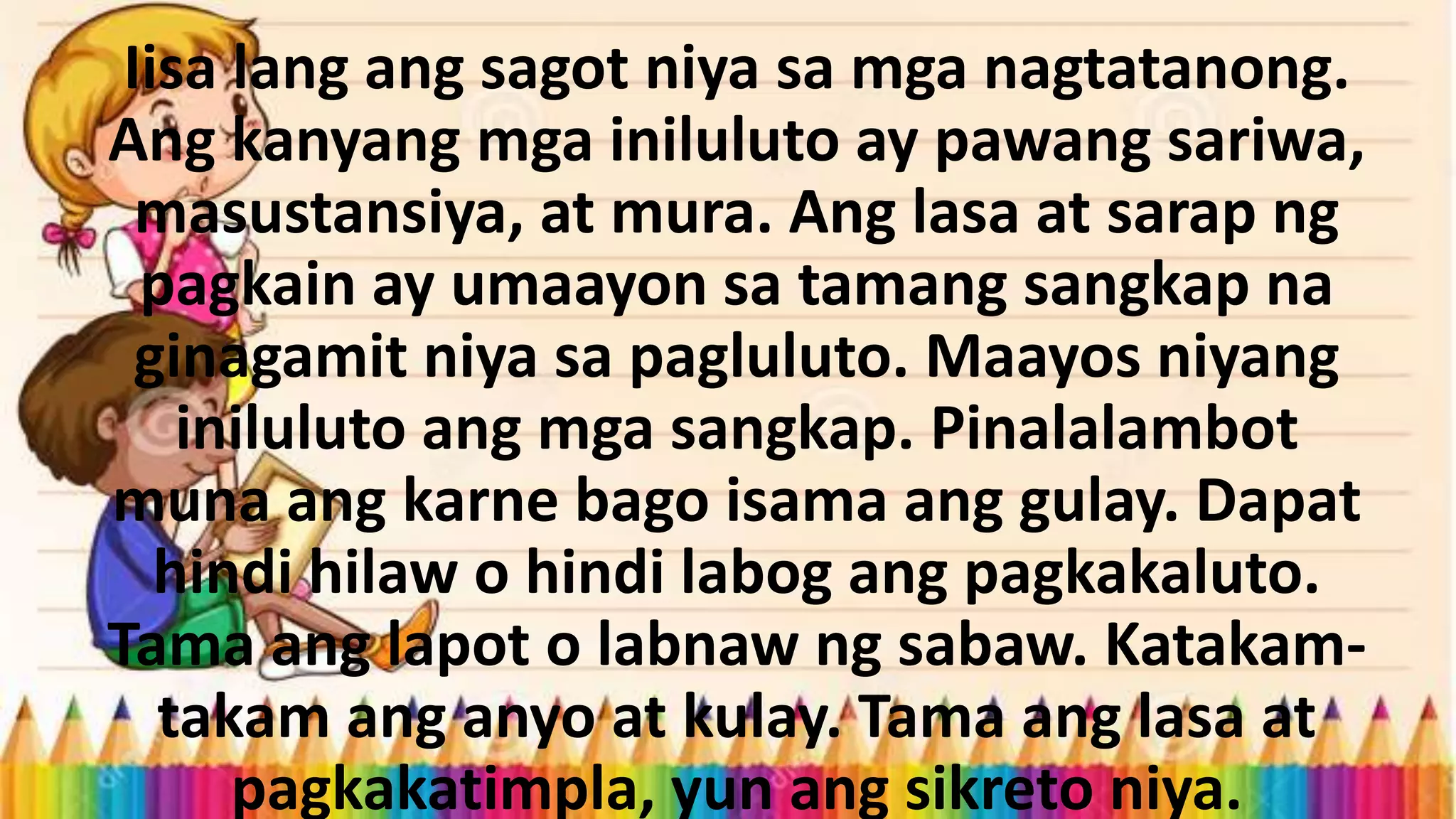 FILIPINO GRADE 5 K-12 ALAB FILIPINO 1ST QUARTEER WEEK 3 | PPTX