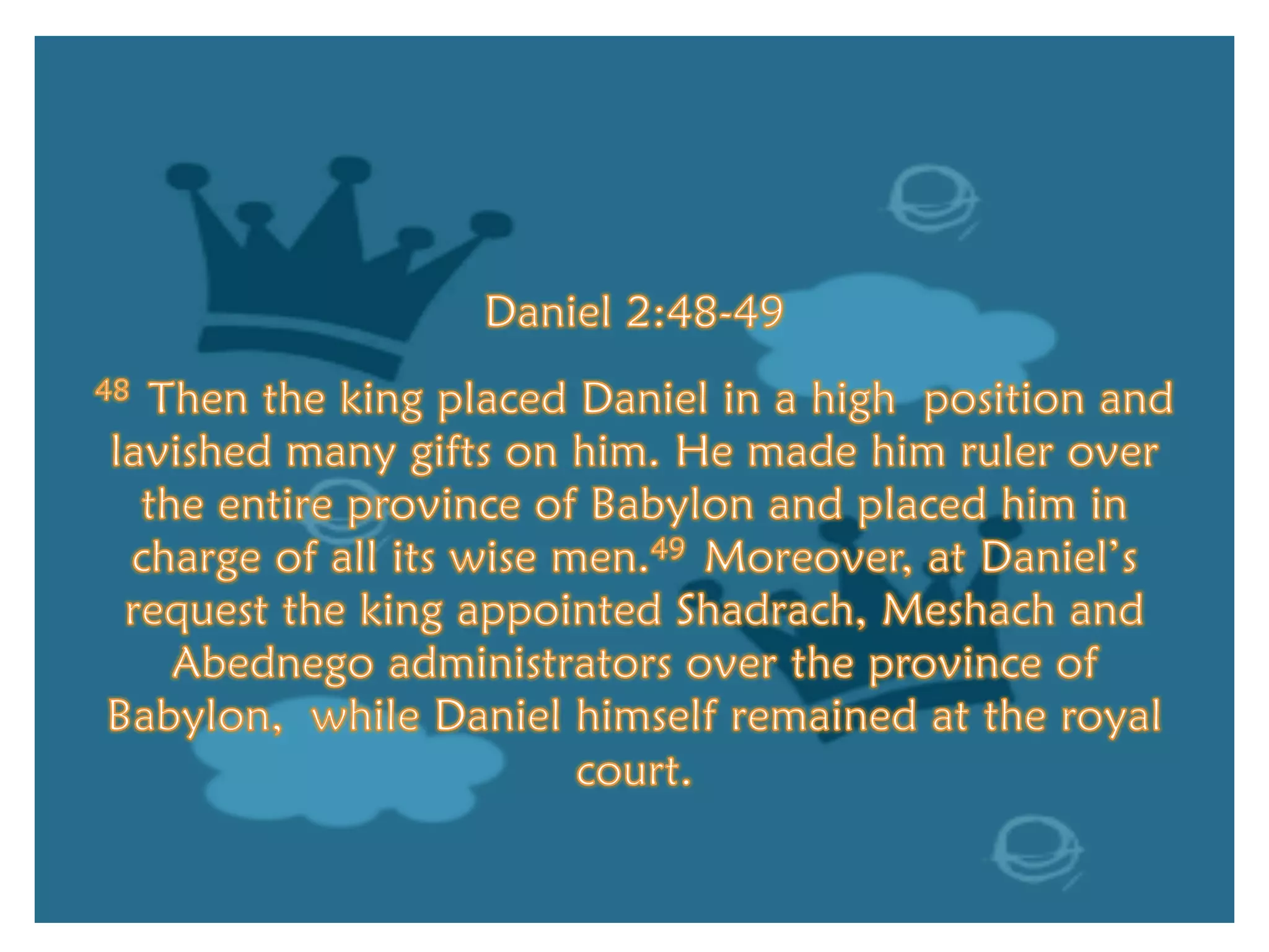 1 Jun 2014: "God rules and overrules" (Daniel 1:1-7) | PDF ...