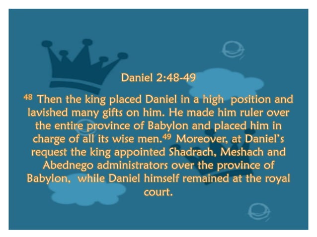 1 Jun 2014: "God rules and overrules" (Daniel 1:1-7) | PDF ...