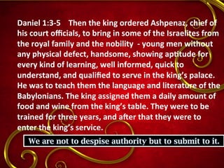 1 Jun 2014: "God rules and overrules" (Daniel 1:1-7) | PPT