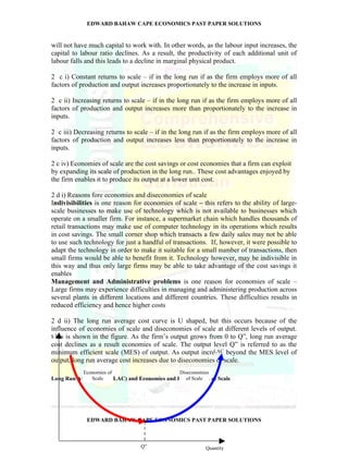 CAPE Economics, June 2006, Unit 1, Paper 2 suggested answer by Edward ...