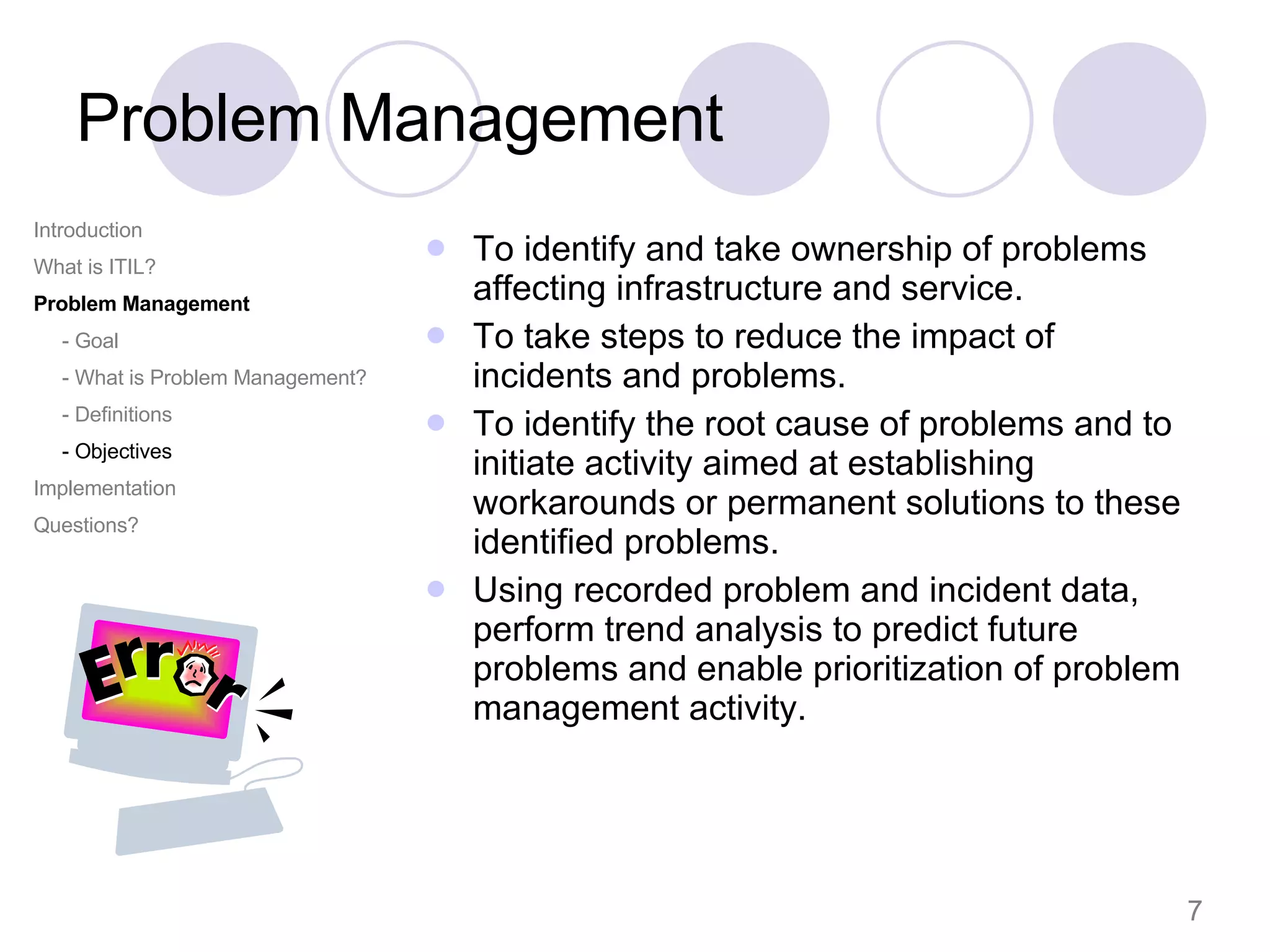 June2007 Implementing Itil Problem Mgmt | PPT
