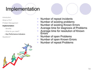 June2007 Implementing Itil Problem Mgmt | PPT