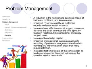 June2007 Implementing Itil Problem Mgmt | PPT