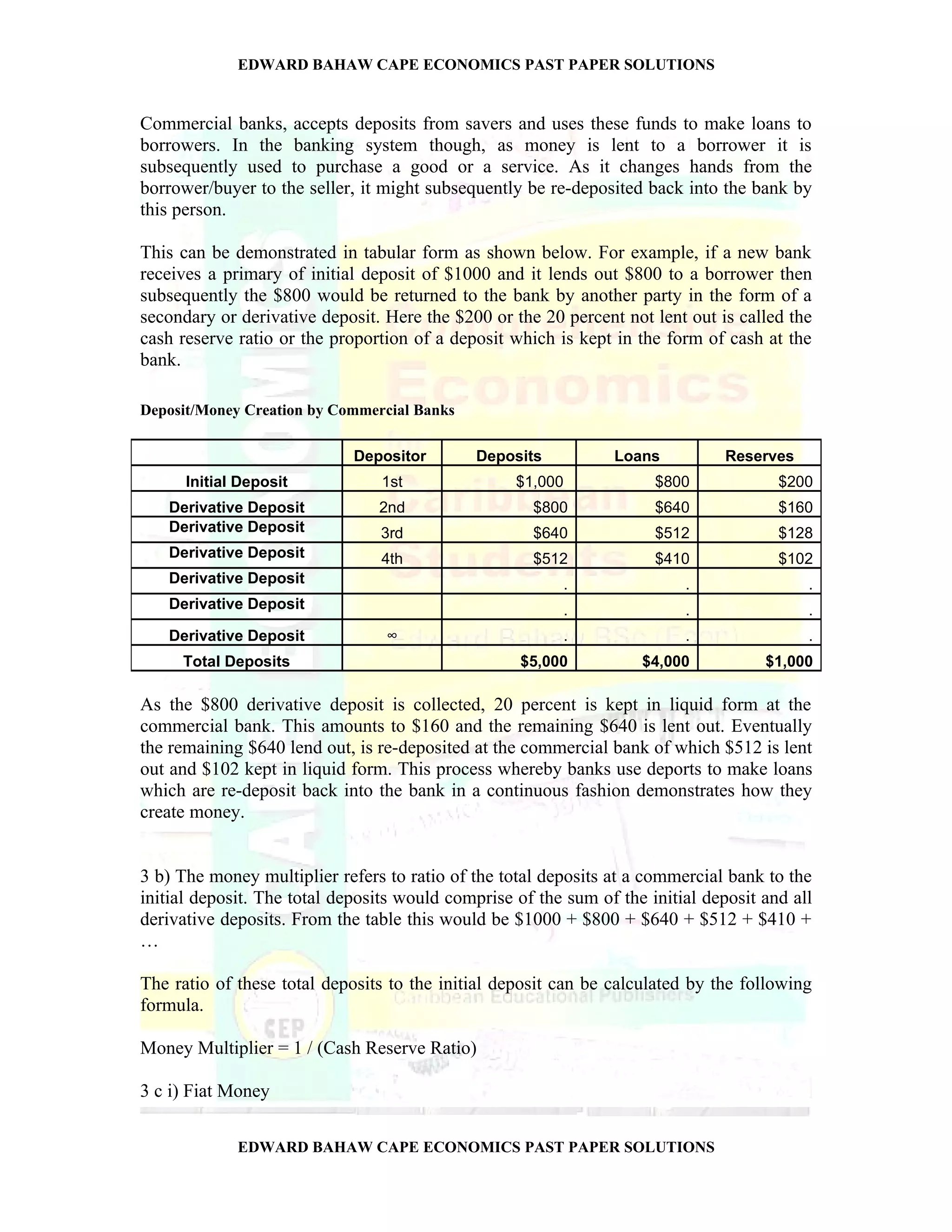 CAPE Economics, June 2007, Unit 2, Paper 2 suggested answer by Edward ...