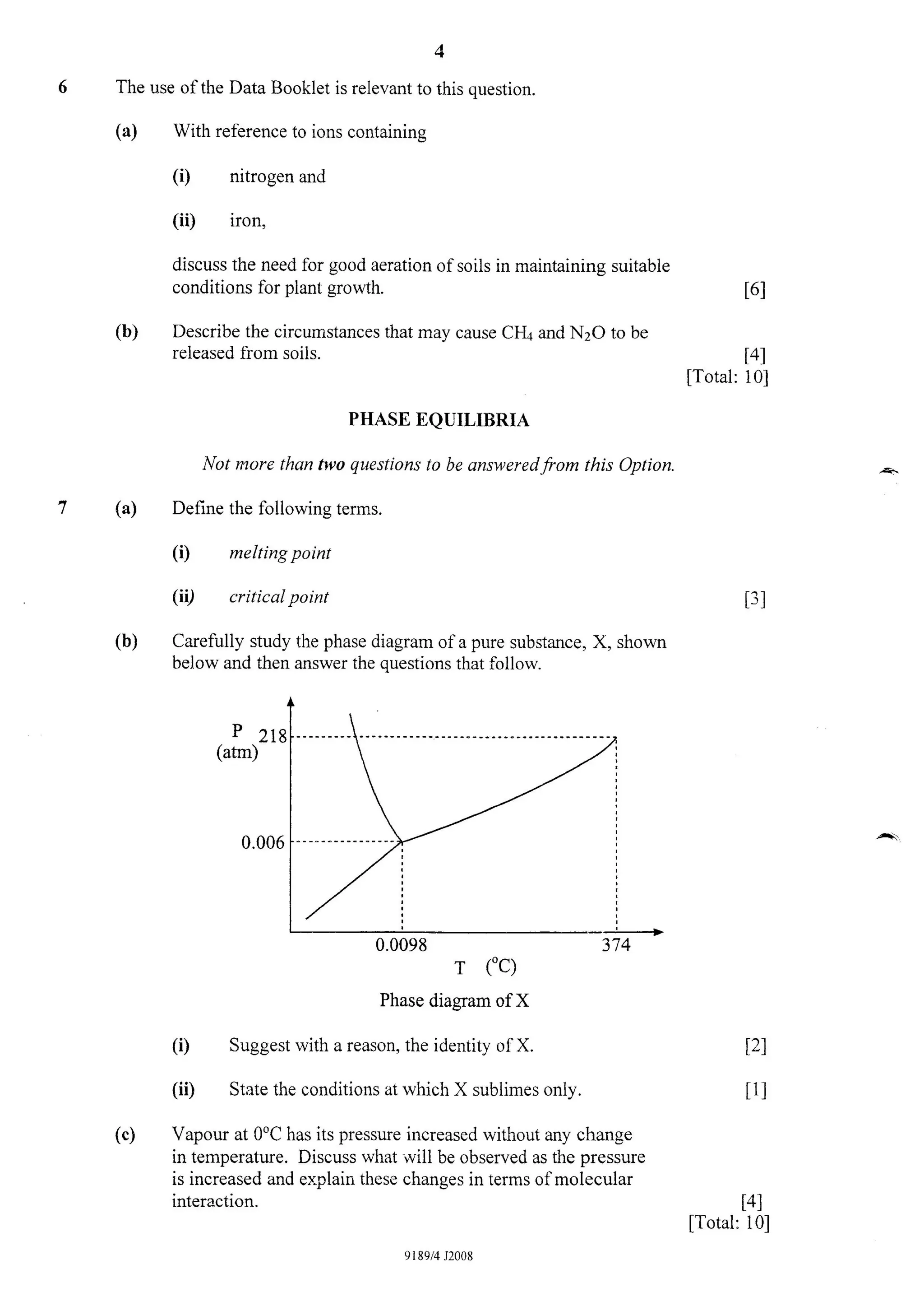 Chemistry paper 4 june 2008 Session Zimsec Advanced Level | PDF