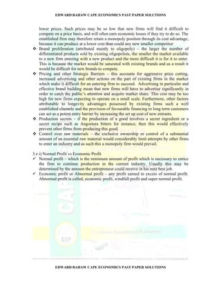 CAPE Economics, May 22nd 2008, Unit 1, Paper 2 suggested answer by ...