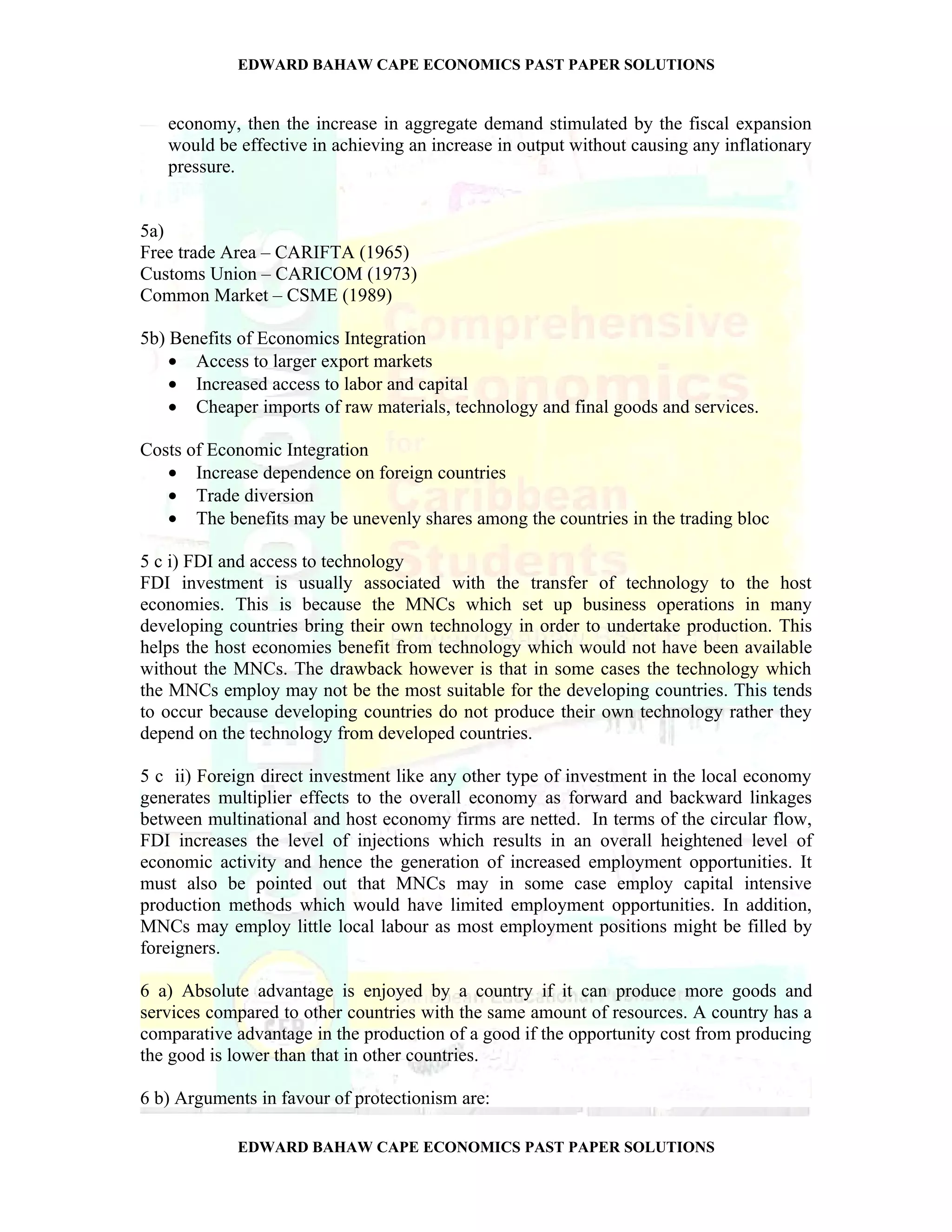 June 2010 unit 2 paper 2 answer | DOC