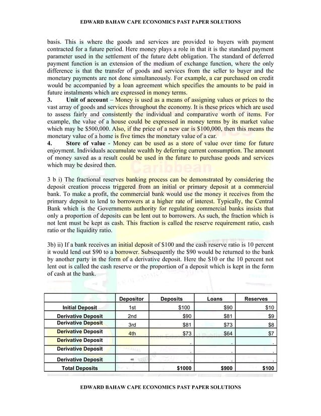 June 2010 unit 2 paper 2 answer | DOC