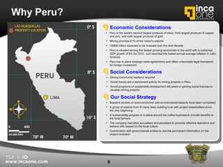 Inca One Resources June 2012 Corporate Presentation | PDF