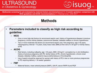 UOG Journal Club: Multicenter screening for pre-eclampsia by maternal ...
