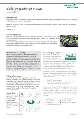deister partner news Q2 | PDF