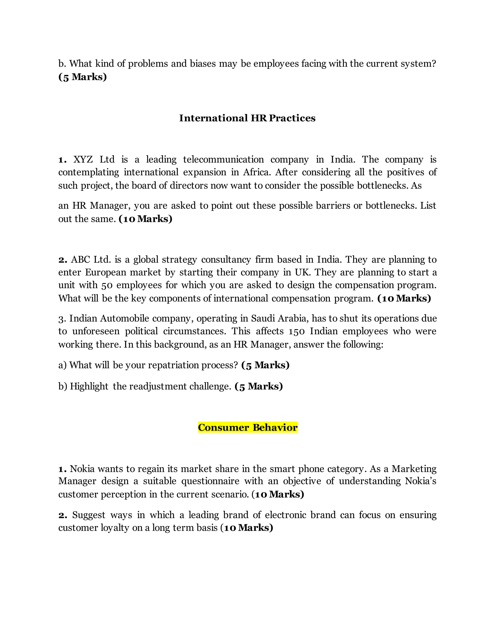 NMIMS 2018 ASSIGNMENTS | DOCX