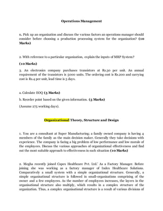 NMIMS 2018 ASSIGNMENTS | DOCX