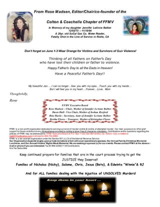 Families & Friends of Murder Victims, INC. (FFMV) | DOCX
