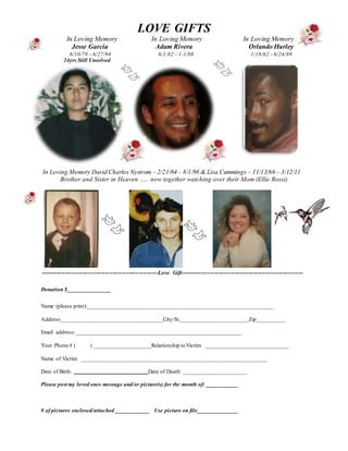 Families & Friends of Murder Victims, INC. (FFMV) | DOCX