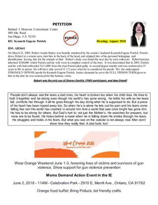 Families & Friends of Murder Victims, INC. (FFMV) | DOCX