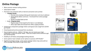 URGENT UPDATES: USPS® Forced Meter Migration | PPT