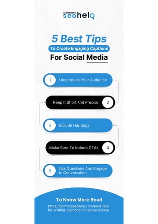 5 Best Tips To Create Engaging Captions For Social Media | PDF