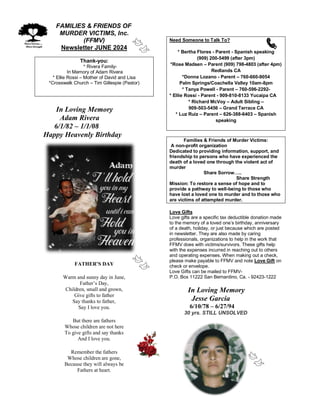 Families & Friends of Murder Victims, INC | PDF