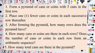sum of arithmetic sequence s | PPTX