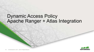 Top Three Big Data Governance Issues and How Apache ATLAS resolves it for the Enterprise | PPTX ...