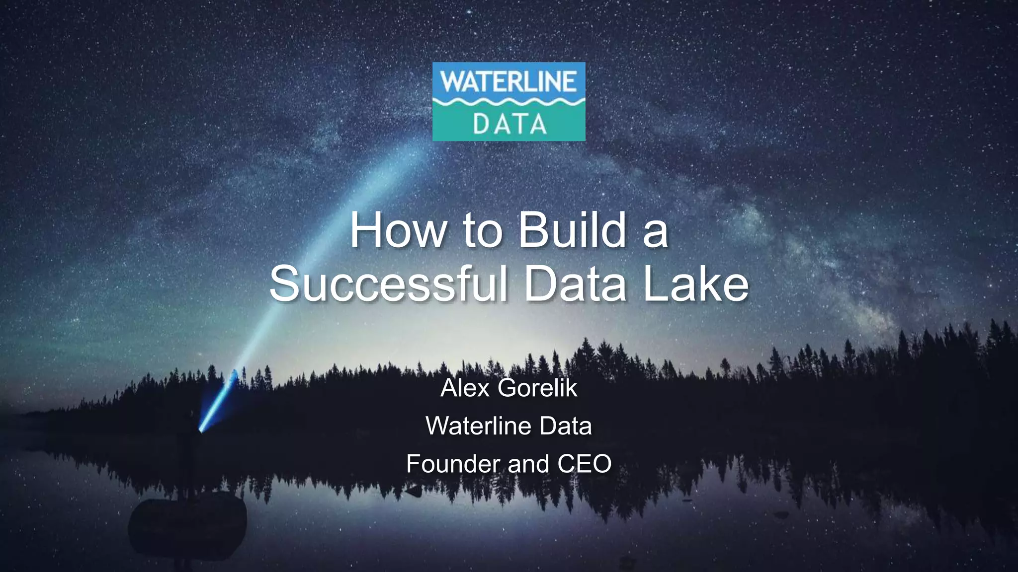 How to build a successful Data Lake | PPTX
