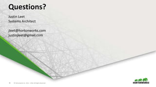 Tracing your security telemetry with Apache Metron | PPTX