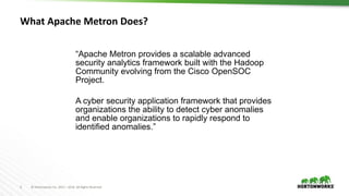 Tracing your security telemetry with Apache Metron | PPTX