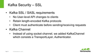 Kafka Security | PPTX | Cloud Computing | Internet