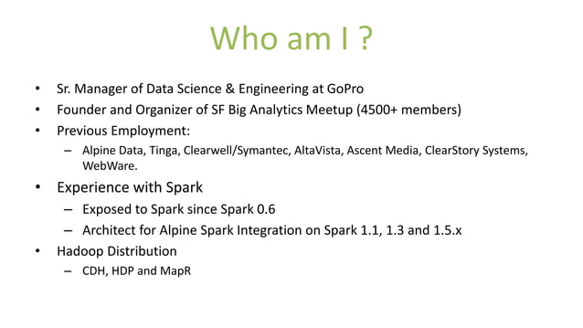 Real Time Machine Learning Visualization with Spark | PPT