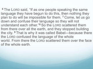 Linguistic Diveristy: Babel or Pentecpst | PPT