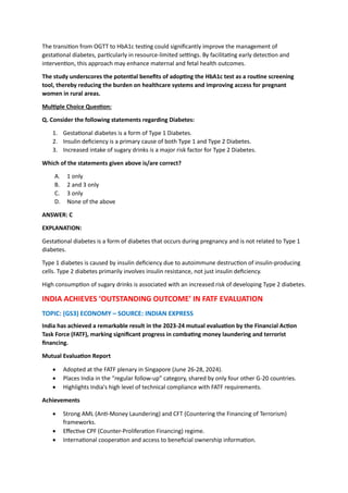 DEEKSHA E (Mains Answer Writing Program) | PDF